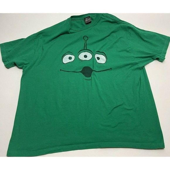 Pixar | Shirts | Pixar Green Toystory3 Eyed Little Green Men Alien T ...